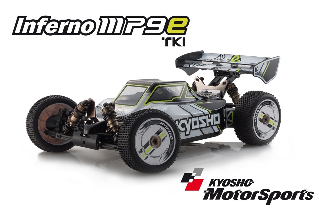 Kyosho Inferno MP9E TKI3 Electric 1/8 Readyset - elefun.no - Radiostyrt ...