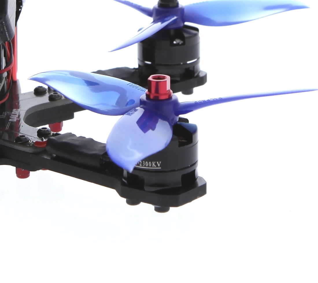 HQProp M5 Aluminium Prop Nuts 4stk CCW Red - elefun.no - Radiostyrt hobby