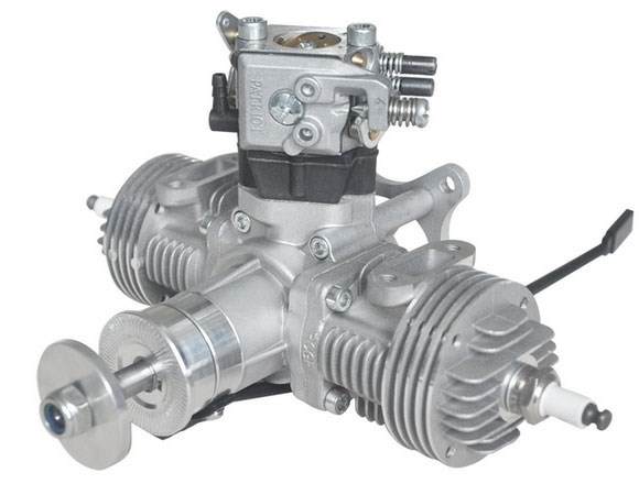 RCGF 30CC TWIN Bensinmotor med CM-6 plugg