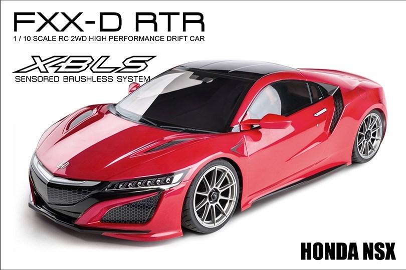 MST FXX-D Honda NSX Red 2WD Gyro EP Drift RTR