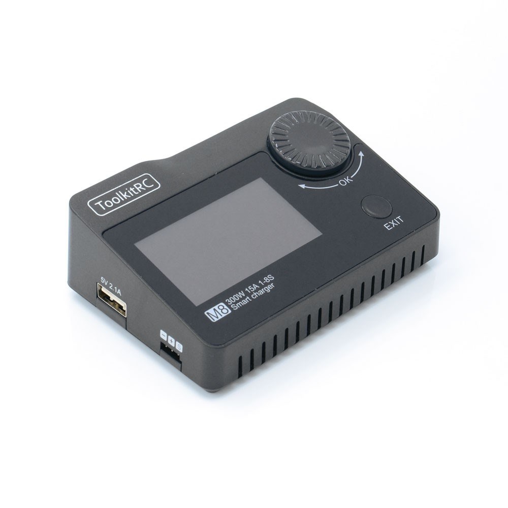 ToolkitRC M8 Smart Charger 300W 1-8S Sort