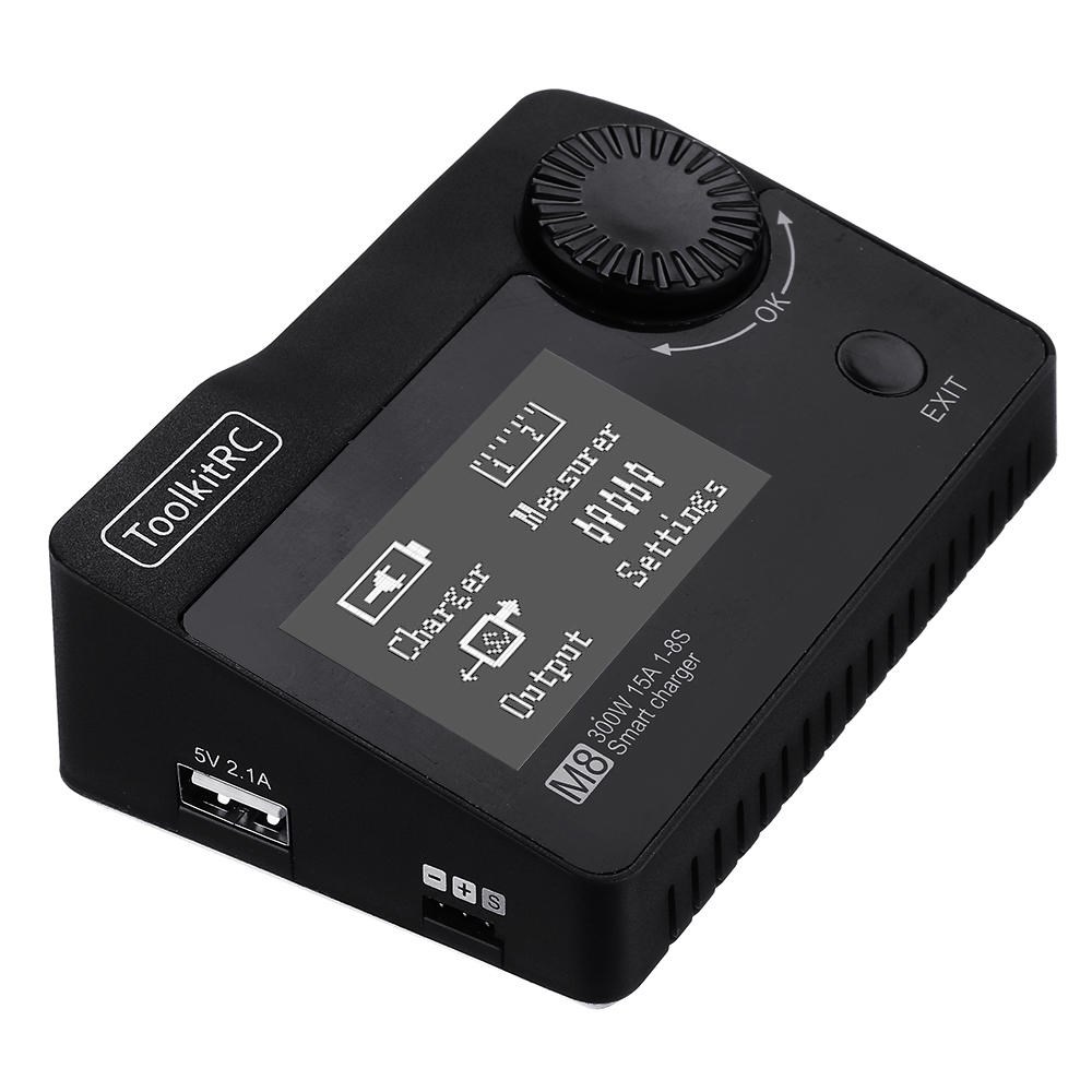 ToolkitRC M8 Smart Charger 300W 1-8S Sort