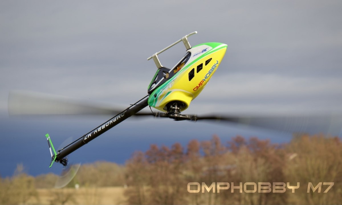 OMP Hobby M7 KIT Helikopter m/blader - Yellow