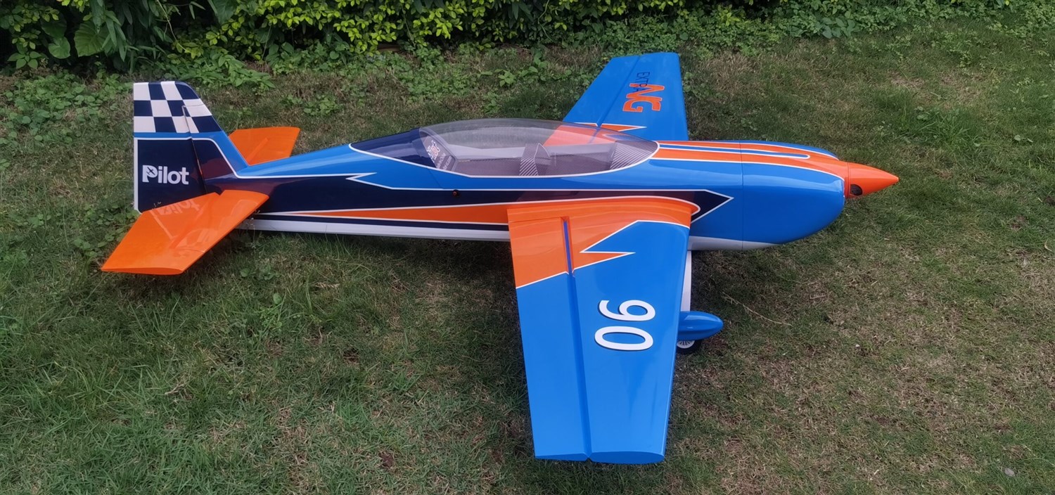 Pilot-RC Extra NG 90inch ARF - Blue/Orange/White